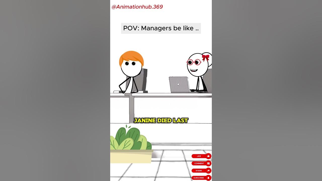 Managers be like (Meme Animation) #shorts #animation #funny #managermemes audio@Therealveronika ...