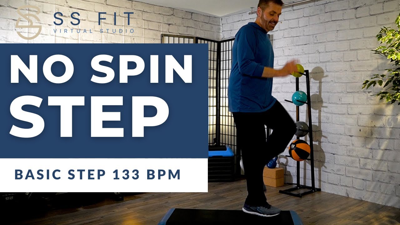 Basic Step Aerobics - step workout no spins - Steve SanSoucie SS Fit ...