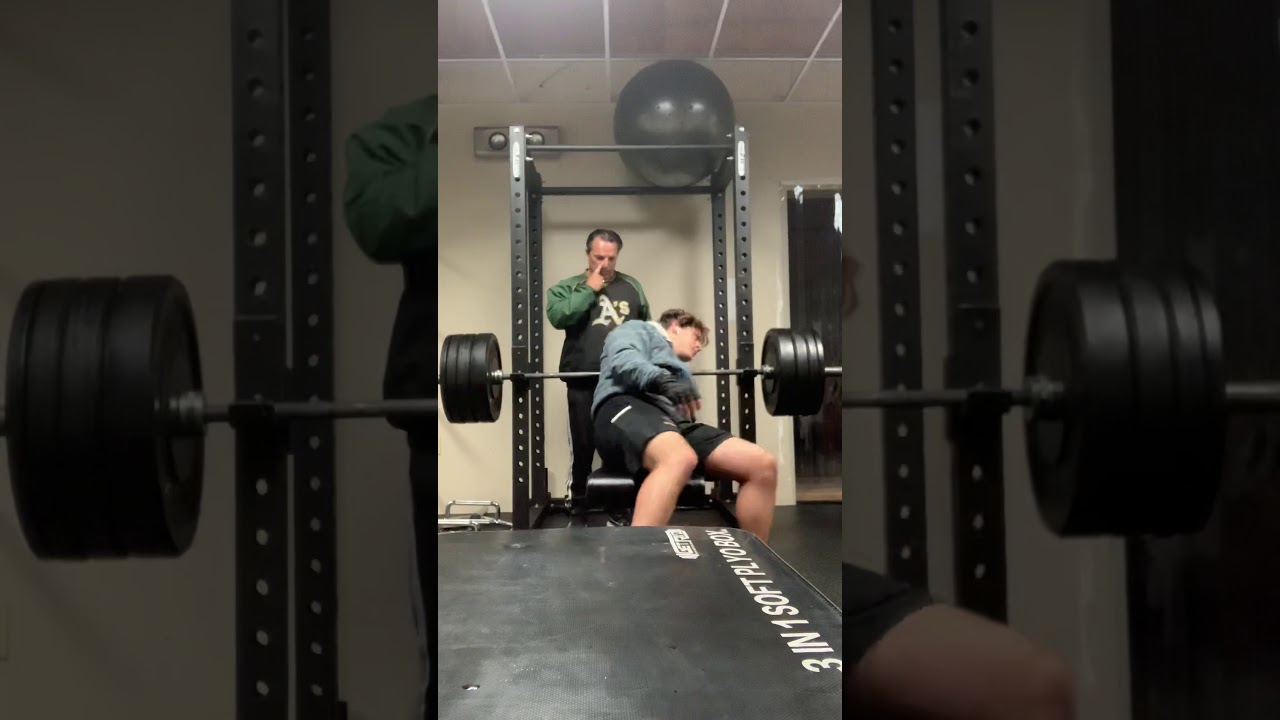 Anthony Aleman ‘21 C/OF Bench Press 04/2020 just a few reps at Max ...