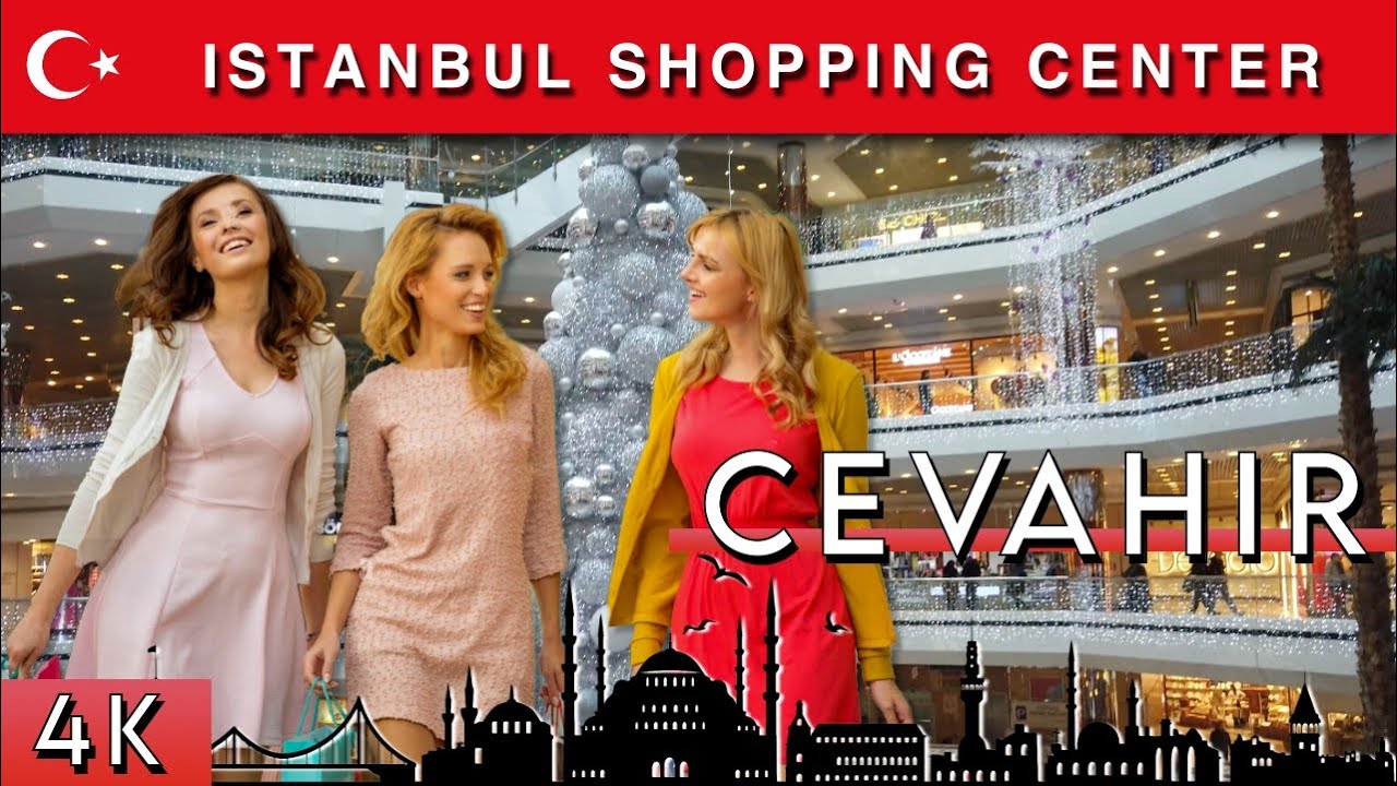 🇹🇷 ISTANBUL AVM | CEVAHIR Walking tour | January 2023 | 4K HD•60 fps ...
