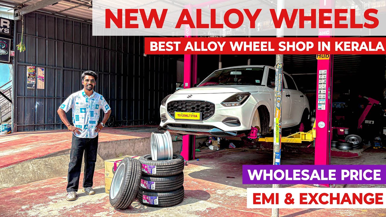 NEW LOOK ALERT! Alloy wheel installation | Best alloy wheel shop in ...