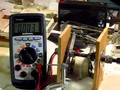 Lenzless generator proof of concept - YouTube