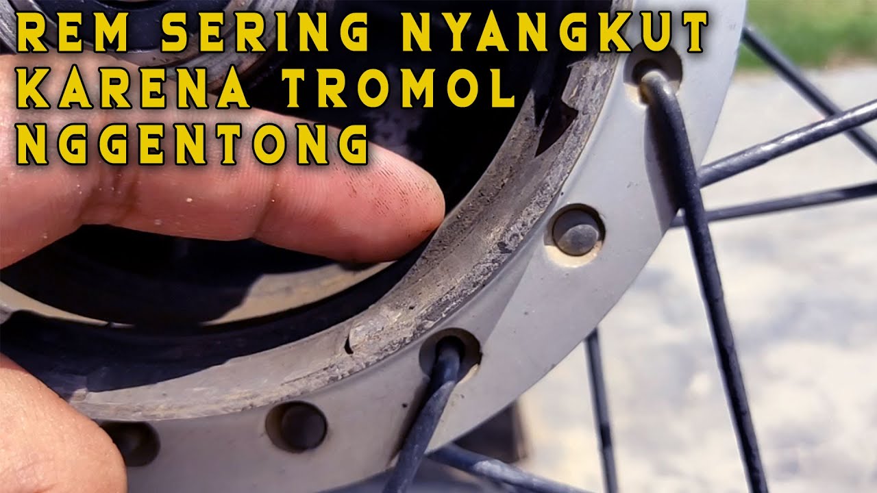 Cara Mudah Perbaiki Rem Tromol Yang suka Nyangkut Karena Tromol ...