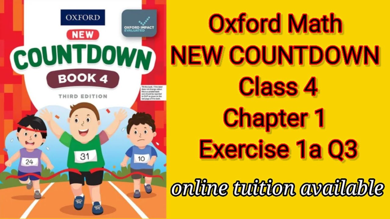 Oxford Math class 4 | New Countdown | Exercise 1a Q3 - YouTube