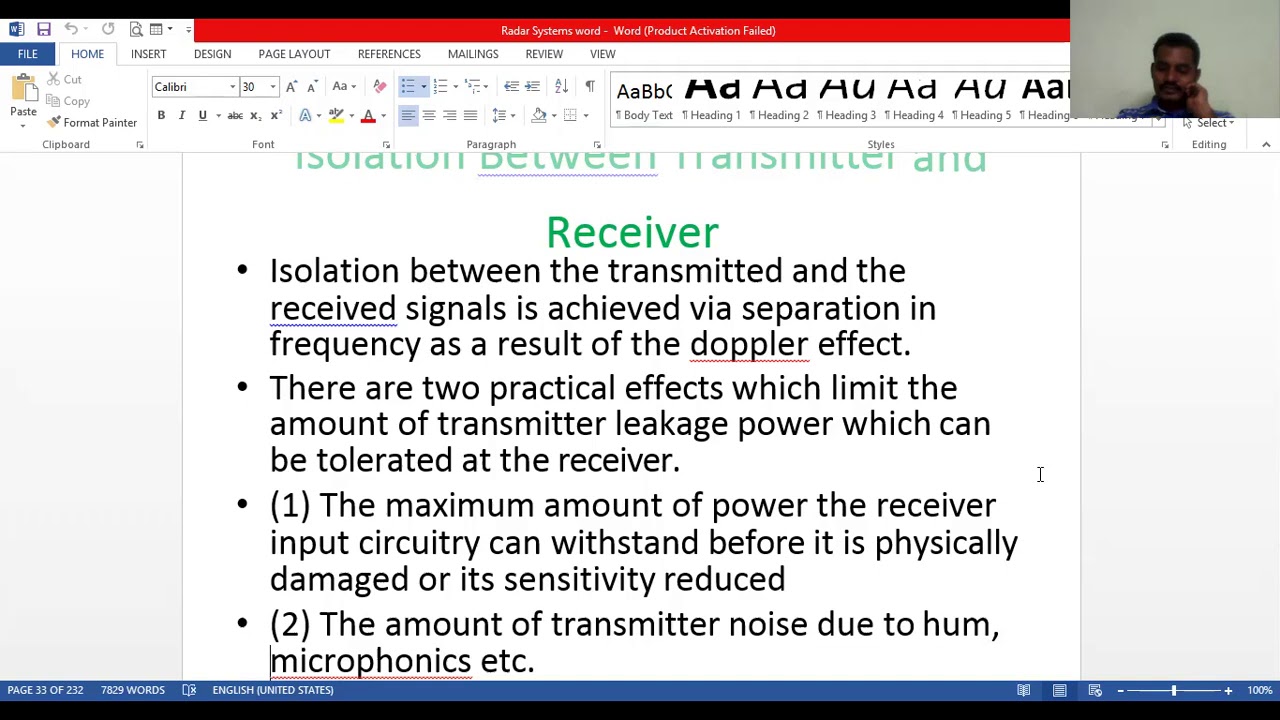 Applications of CW Radar@ECE 4th year class 11 - YouTube
