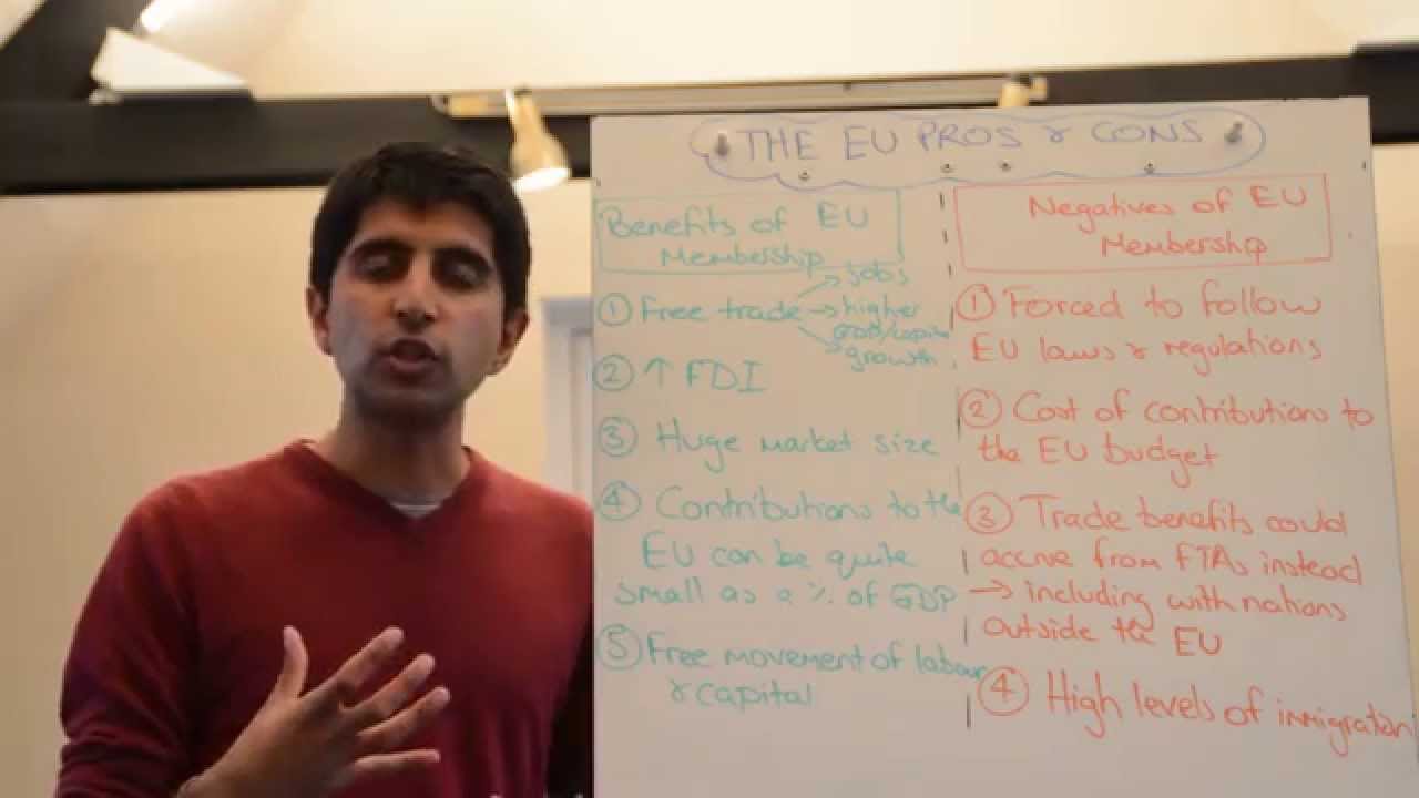 The EU - Pros and Cons of Membership - YouTube