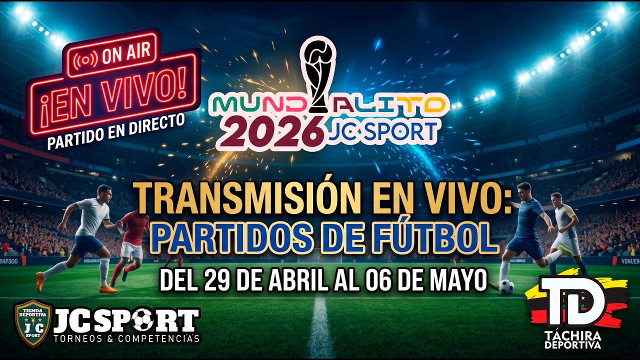 mundialito JC 2026 cancha 1 y 2 - YouTube
