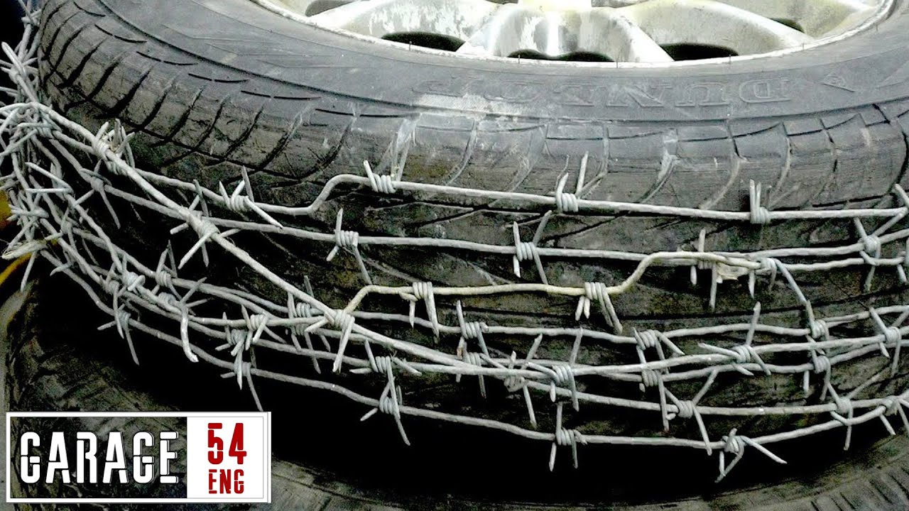 Is barbed wire a viable substitute for studs? - YouTube