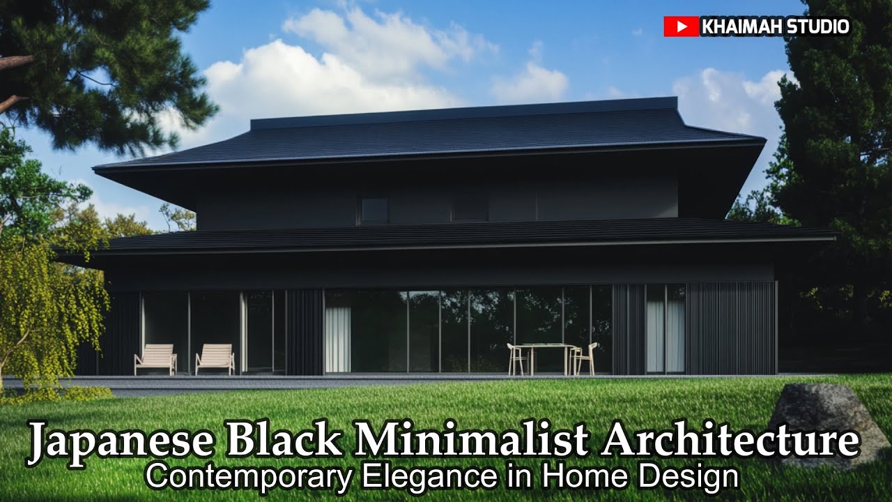 Exploring Japanese Black Minimalist Architecture: Contemporary Elegance ...