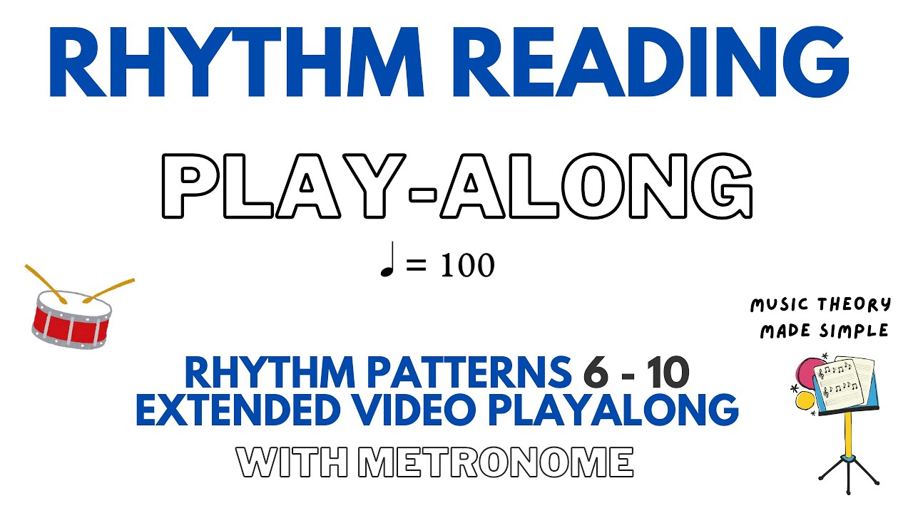 🎵Rhythm Reading 6 - 10 compilation video🎵 🥁 - YouTube