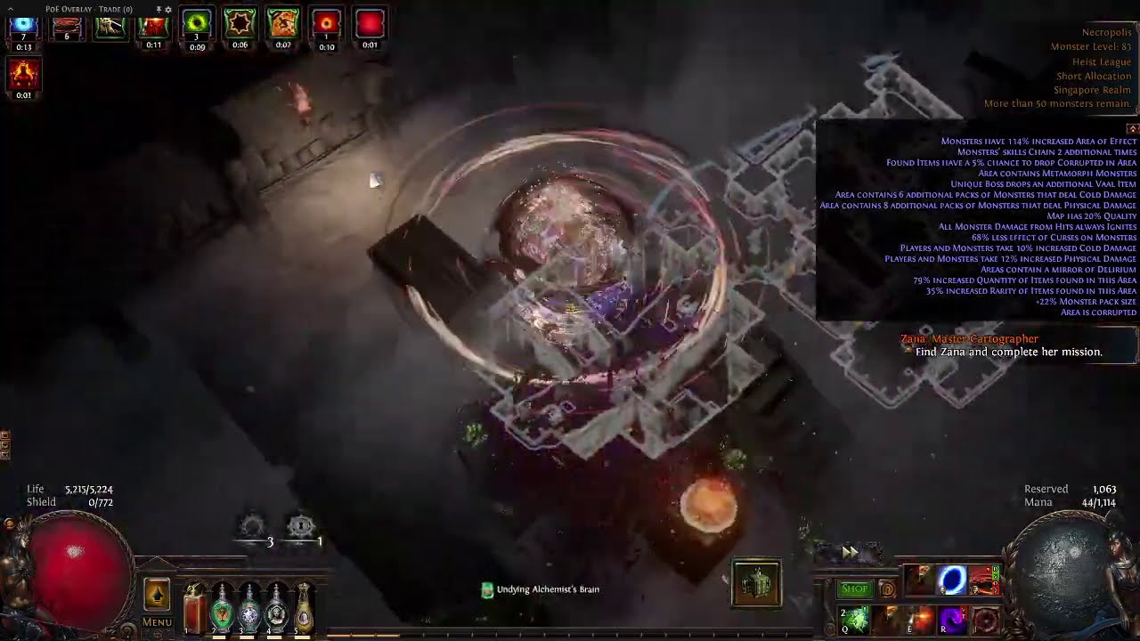 [Path of Exile] Strength Occultist cyclone - YouTube