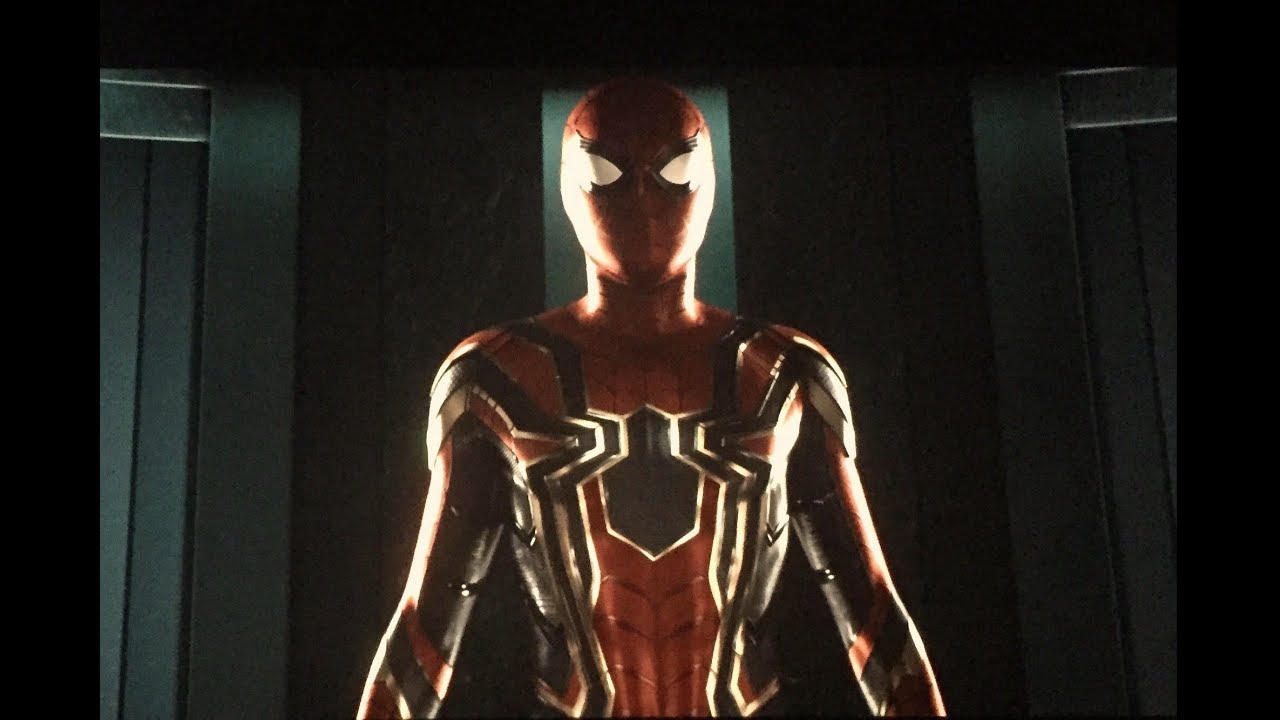 SPIDER-MAN HOMECOMING Iron Spider Suit Scene - YouTube