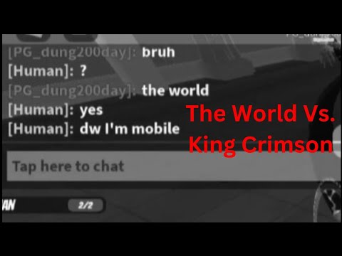 The World Vs. King Crimson On Mobile | World of Stands PvP - YouTube