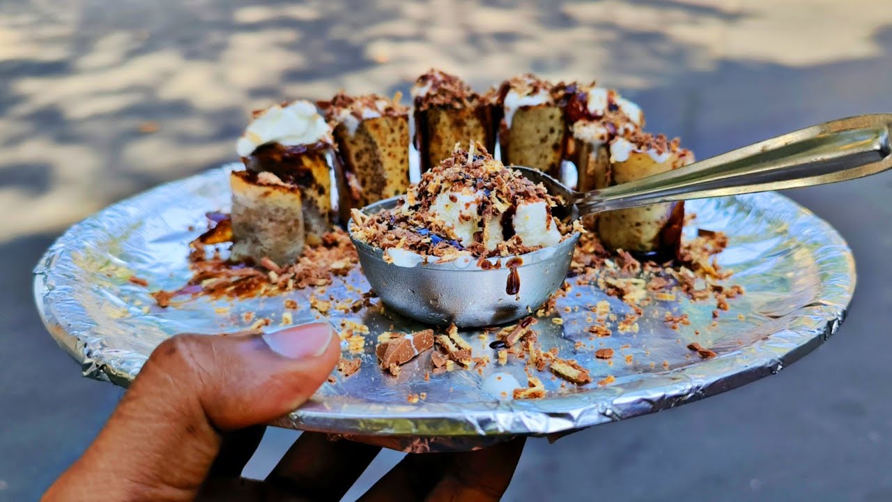 Chocolate Ice Cream Dosa Of Mumbai 😱 | Indian Street Food - YouTube