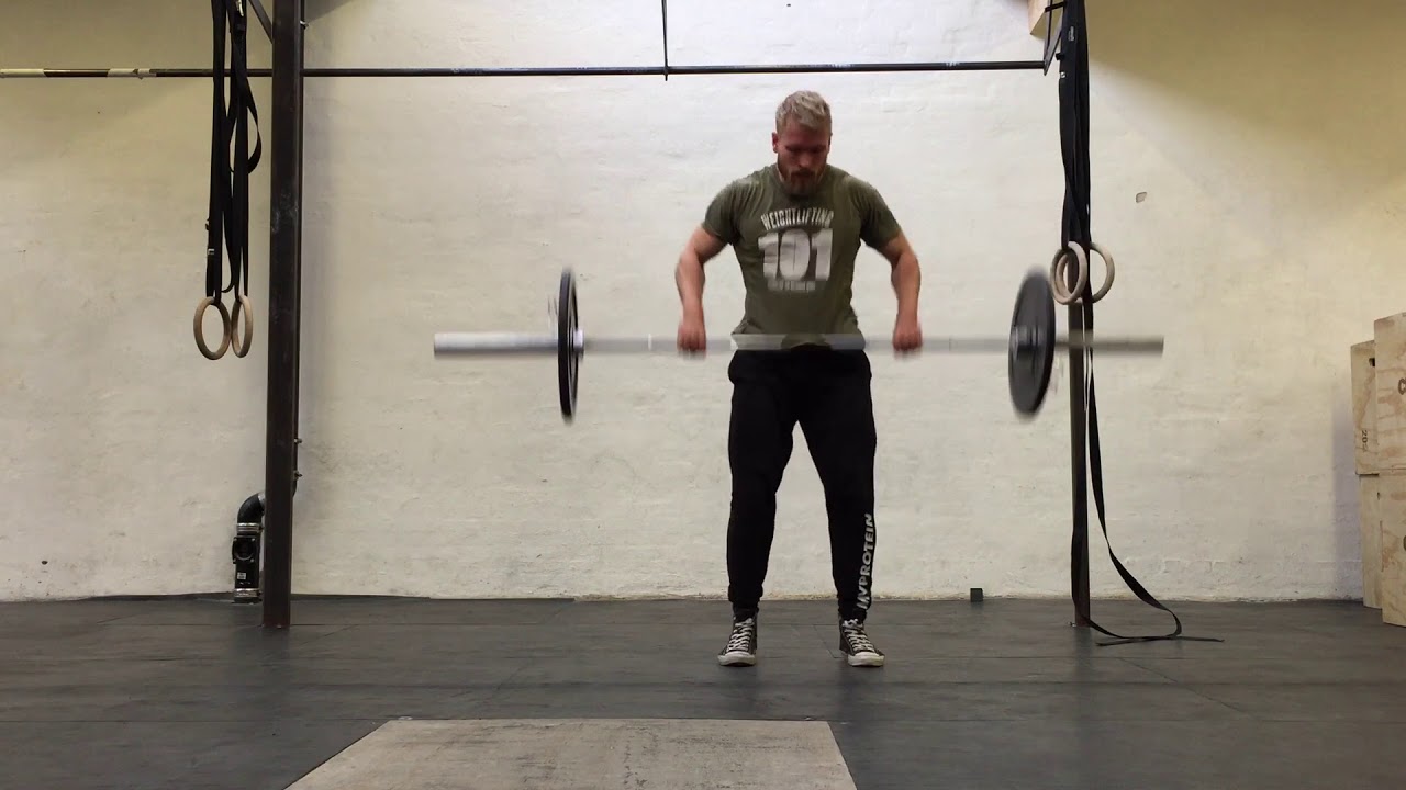 Power Clean with Russian Takedown - YouTube