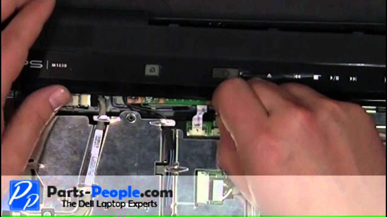 Dell XPS M1530 | Power Button Cover Replacement | How-To-Tutorial - YouTube