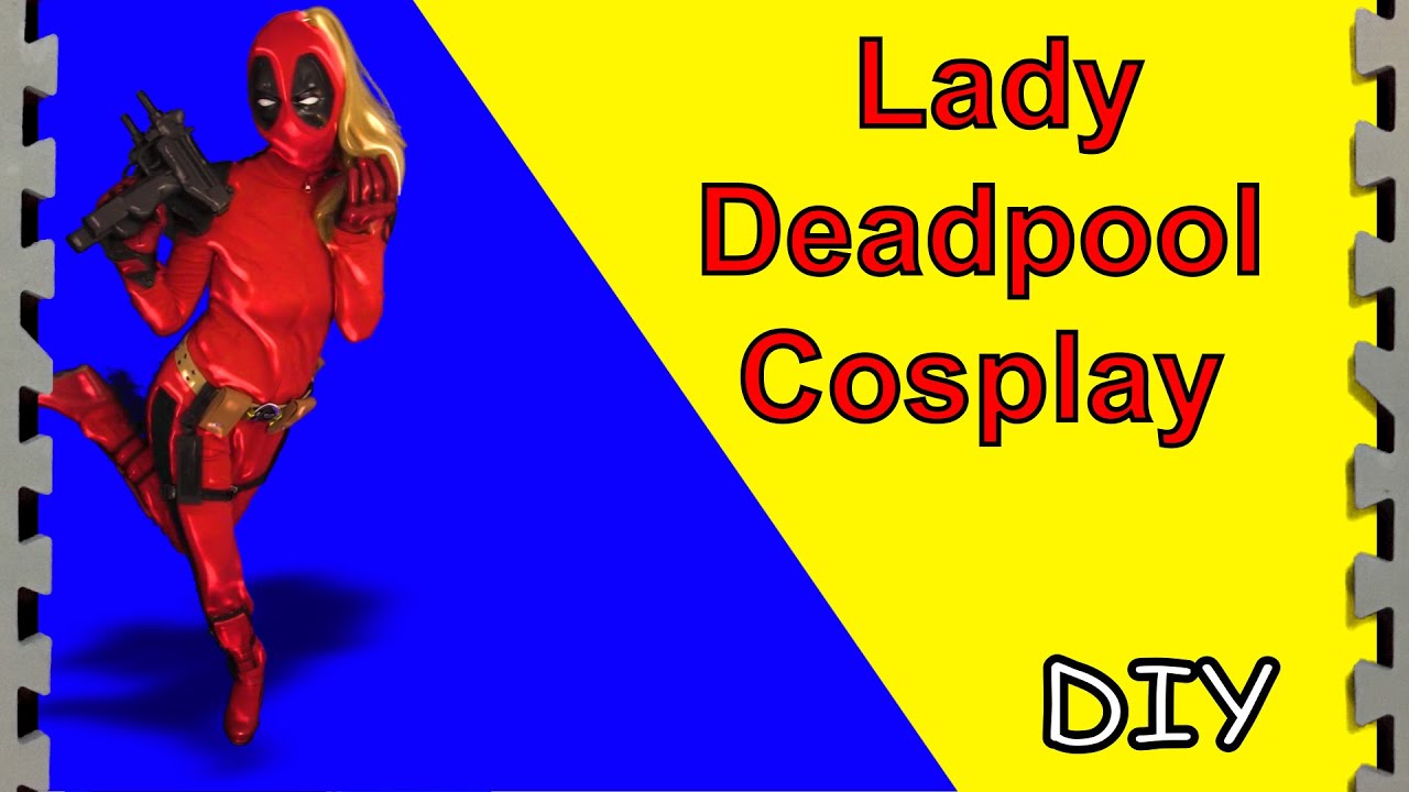 How To Make Lady Deadpool's Costume (DIY) - YouTube