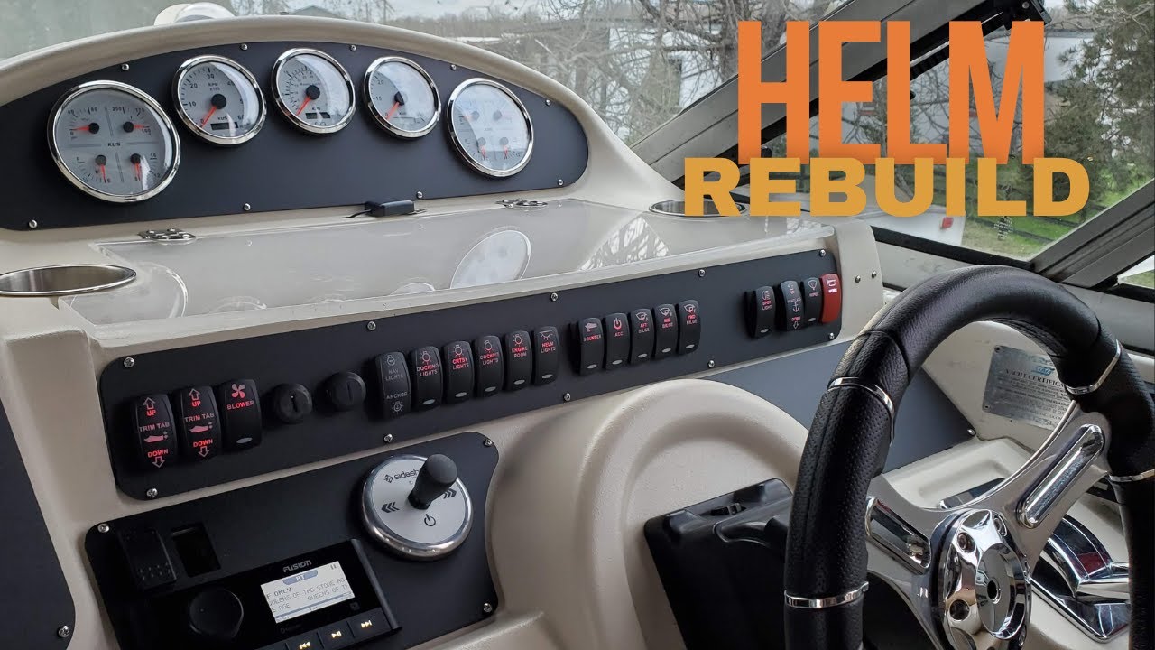 Helm update and refresh with new switches and gauges - YouTube