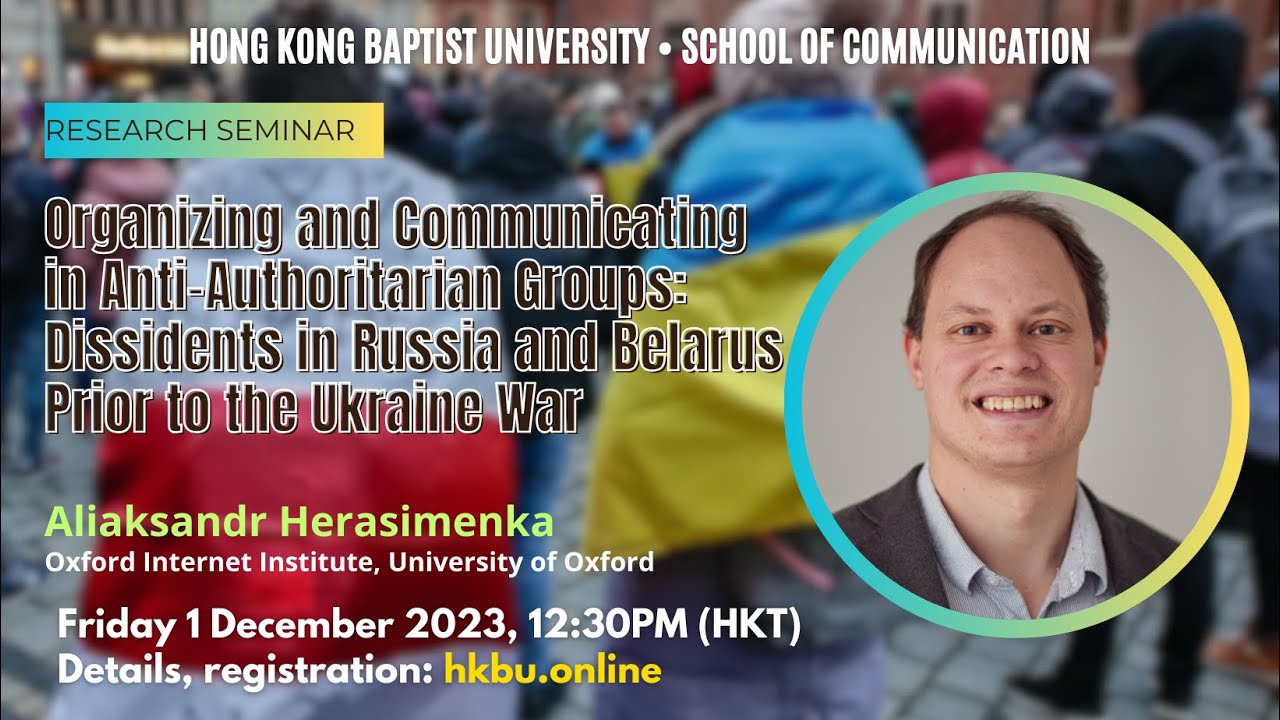 Aliaksandr Herasimenka - Organizing and Communicating in Anti ...