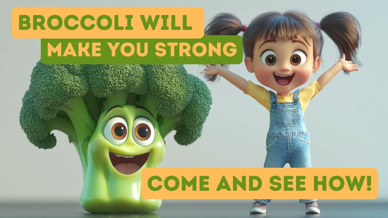 Get Strong With Broccoli! Nursery Rhymes for Kids | Kids Eat Veggies ...