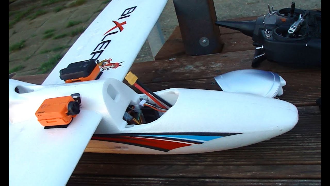 Flying my Bixler 2 with a Brace of Runcams... (multi-Cam FPV) - YouTube