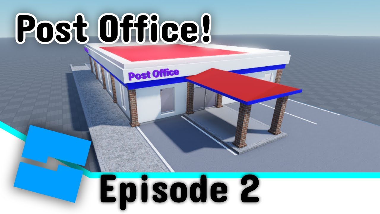 Building a Post Office (FIRST BUILDING!) | Building A Roblox City Ep 2 ...