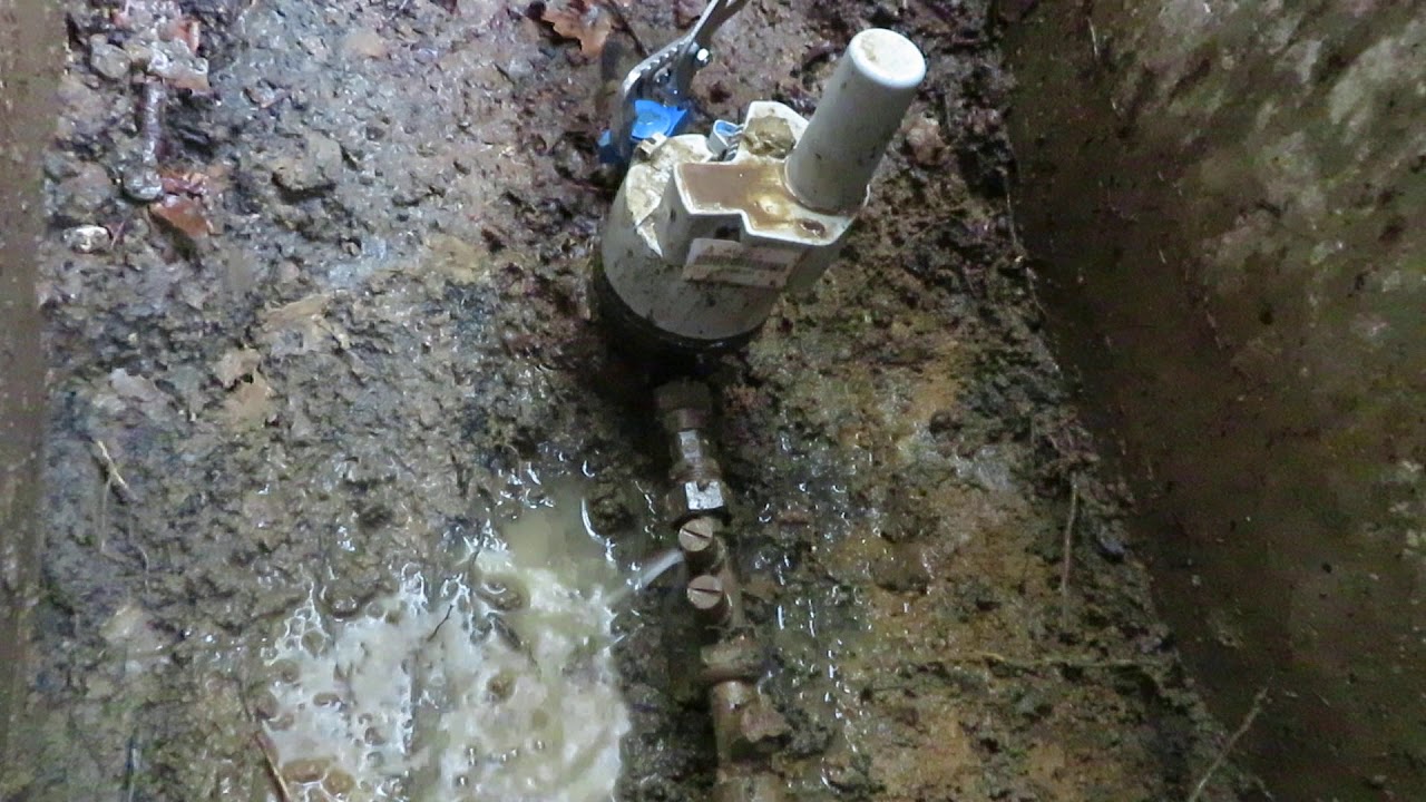 Fuite compteur d'eau - YouTube