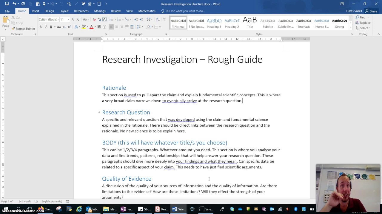 3. Writing the rationale - YouTube