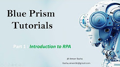 Blue Prism Tutorials for Beginners - YouTube