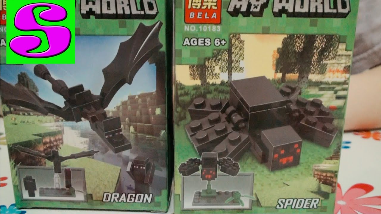 Открываем КОНСТРУКТОР BELA серия MY WORLD аналог Lego Minecraft ...