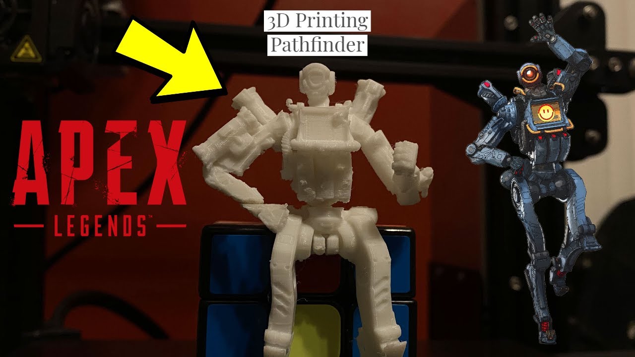 3D Printing Pathfinder From Apex Legends (Time Lapse) - YouTube
