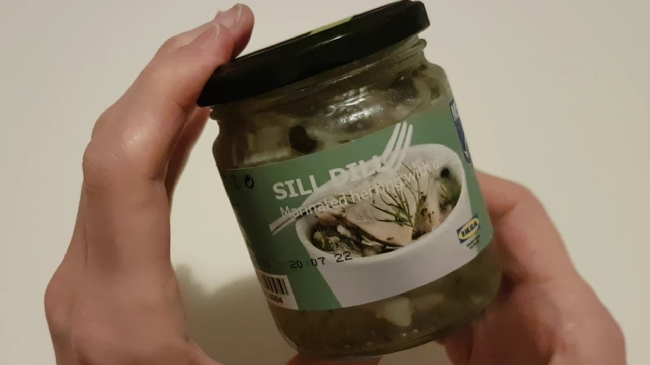 Sill Dill Marinated Herring with Dill - Random Reviews - YouTube