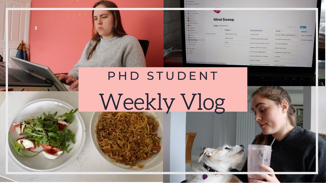 Week in my life as a PhD Student Working from Home - Trying out a new ...