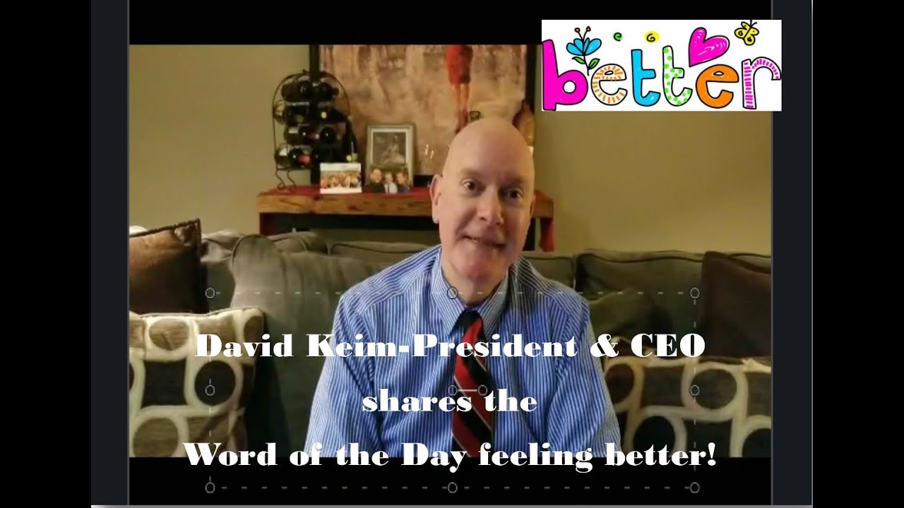 ood morning West Michigan! David Keim-President & CEO shares the Word ...