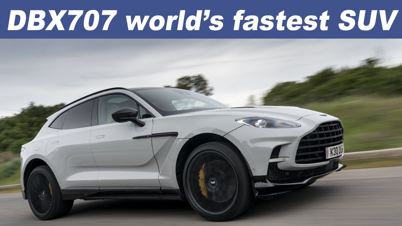2023 Aston Martin DBX707 in Apex Grey Sardinia color - YouTube