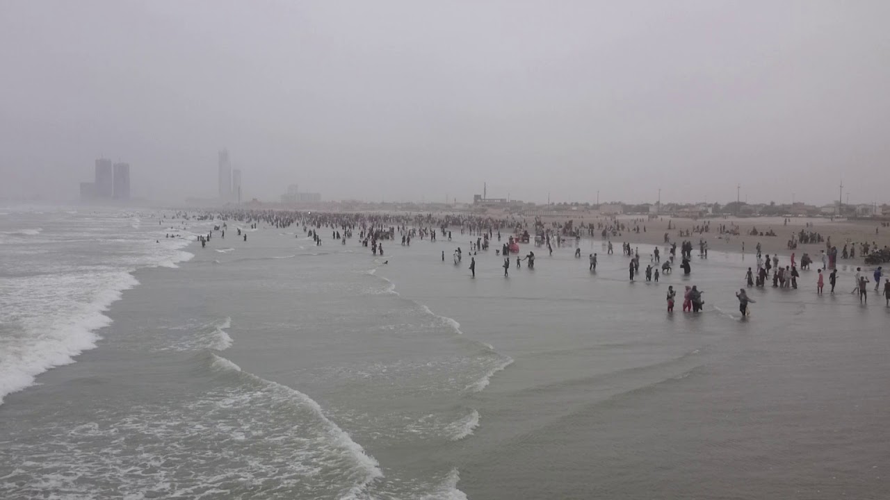 Sea wall sea view Karachi - YouTube