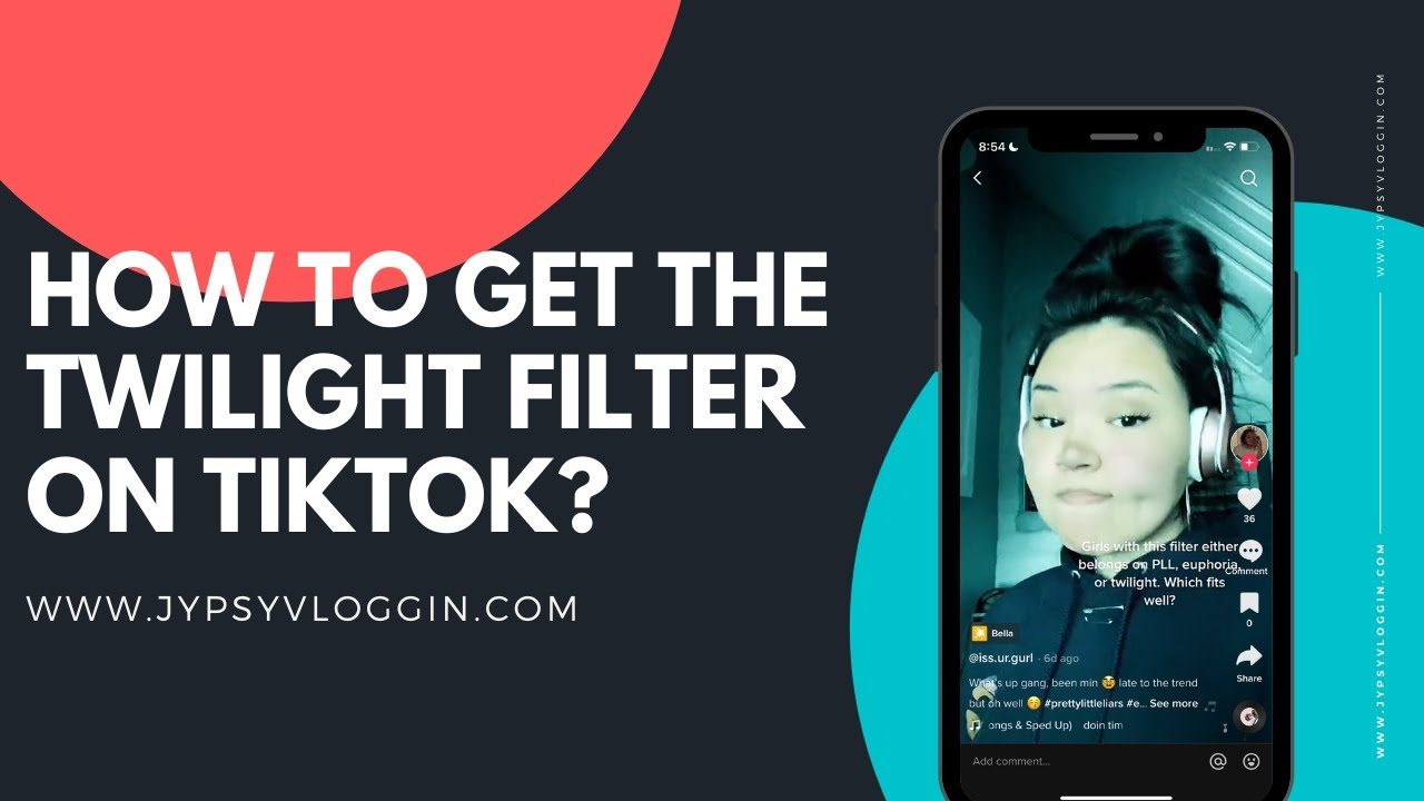 How to get the Twilight filter on TikTok - YouTube