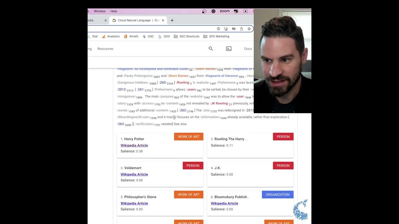 How To Find Entities For SEO With Google Natural Language - YouTube