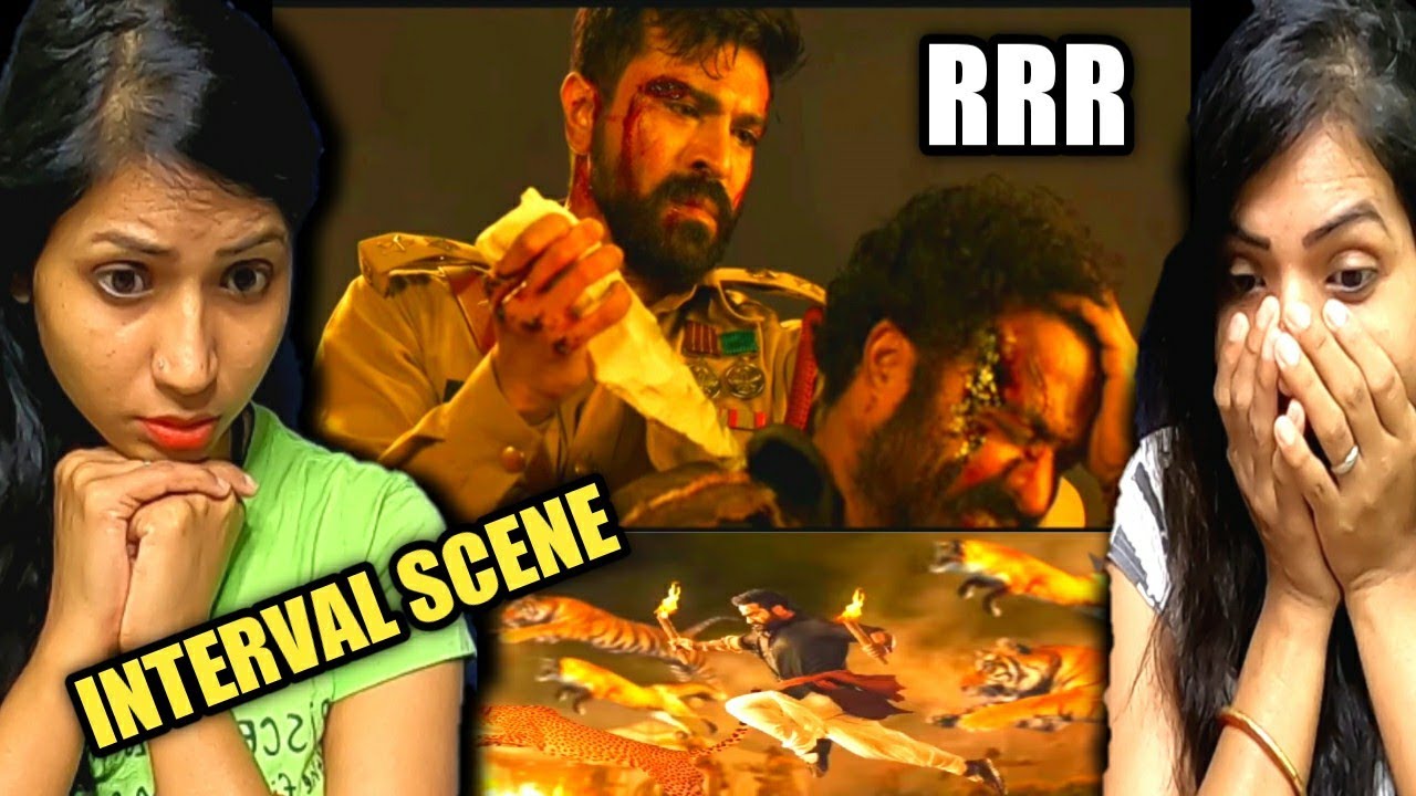 RRR Movie Interval Fight Scene Reaction | RRR | Ram Charan | NTR - YouTube