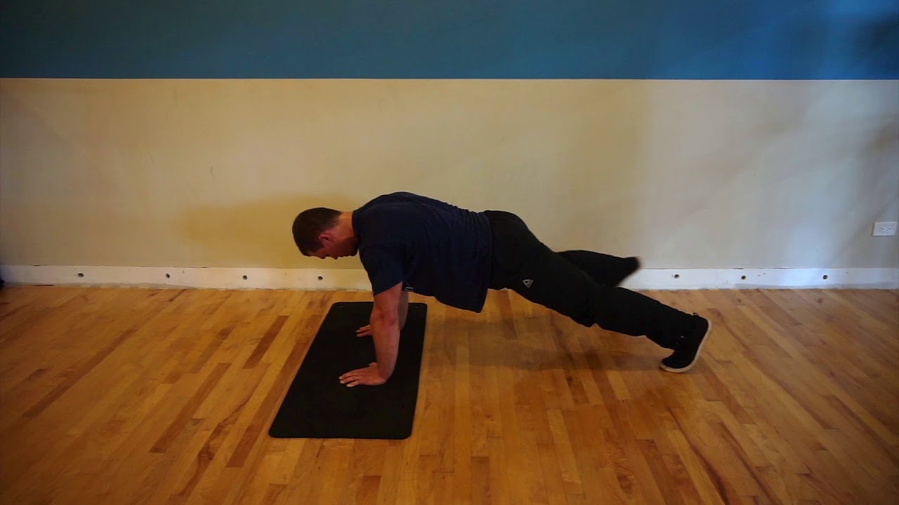 High Plank with Alternating Hip Abductions with Toe-Tap - YouTube