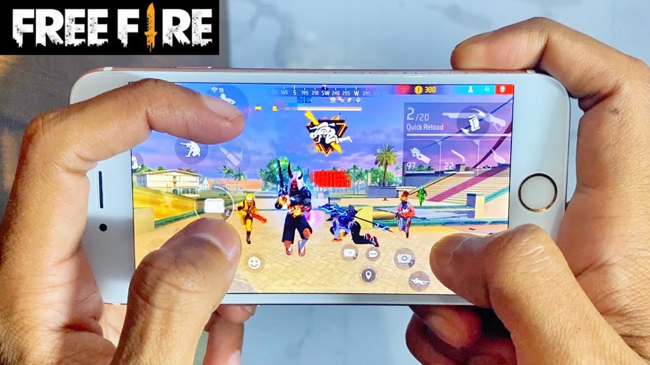 iPhone 6s Free Fire gameplay test 2025 max setting - YouTube
