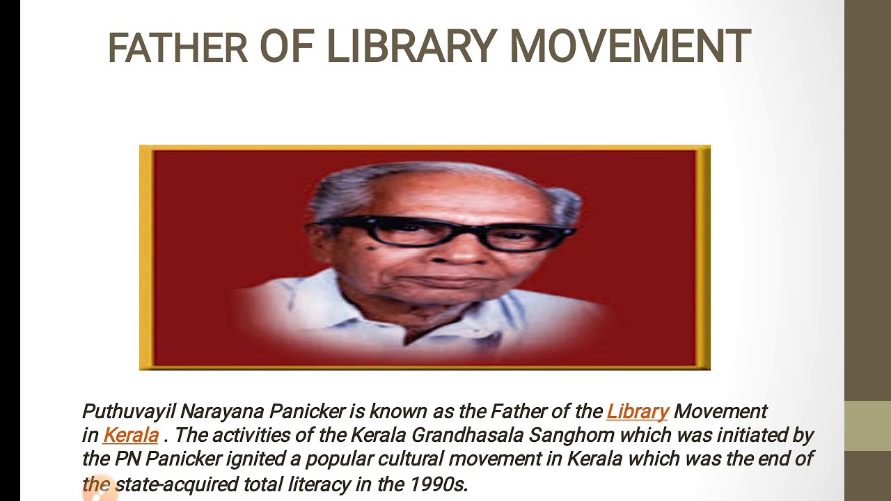Biography of Mr. P N PANICKER - YouTube