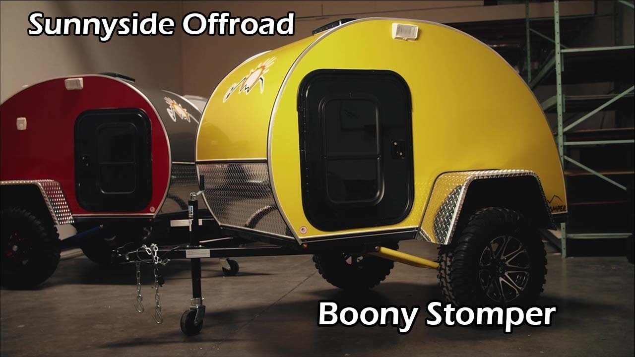 Sunnyside's Off-Road Tear Drop Trailer - The Boony Stomper - YouTube