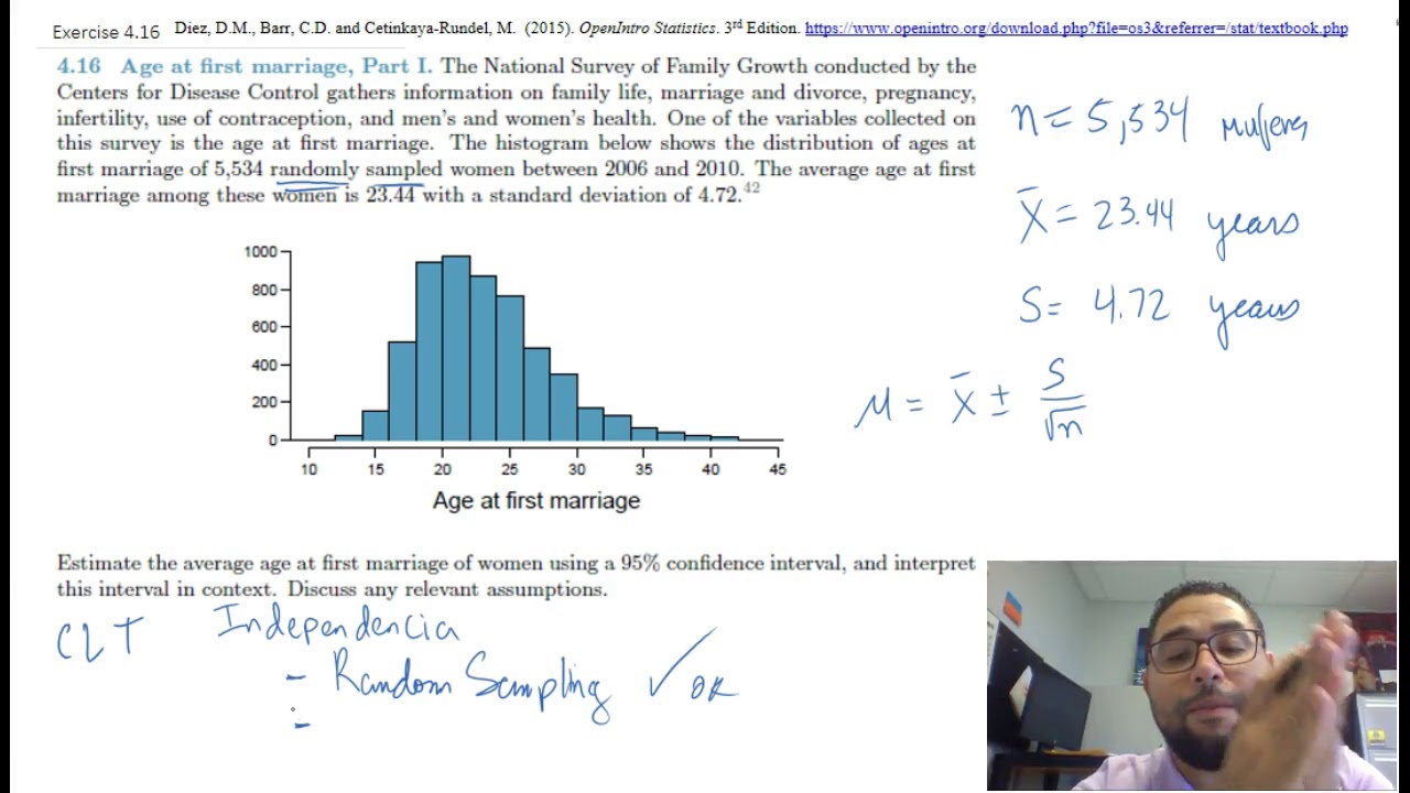 Ejercicio 4.16 del libro OpenIntro Statistics - YouTube