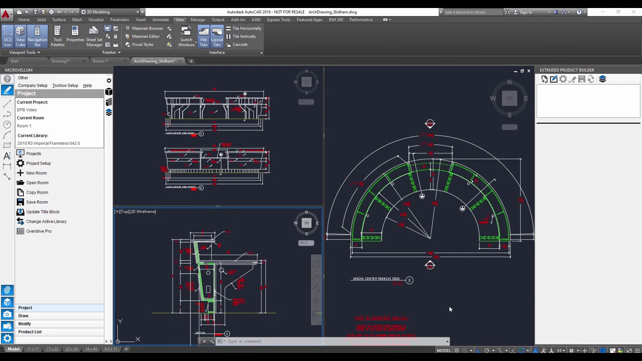 Microvellum Extruded Product Builder Use Architectural Drawings - YouTube