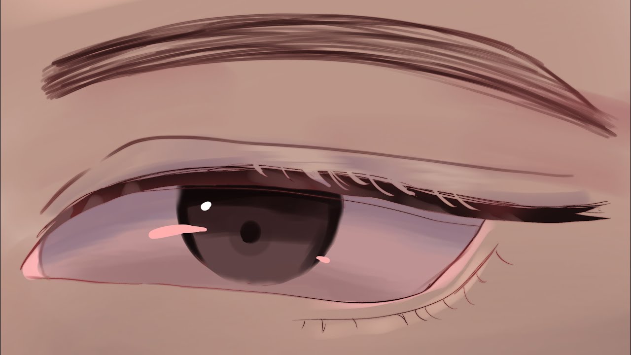 Learning to draw eyes by trace learning and redraw| Just a random video ...