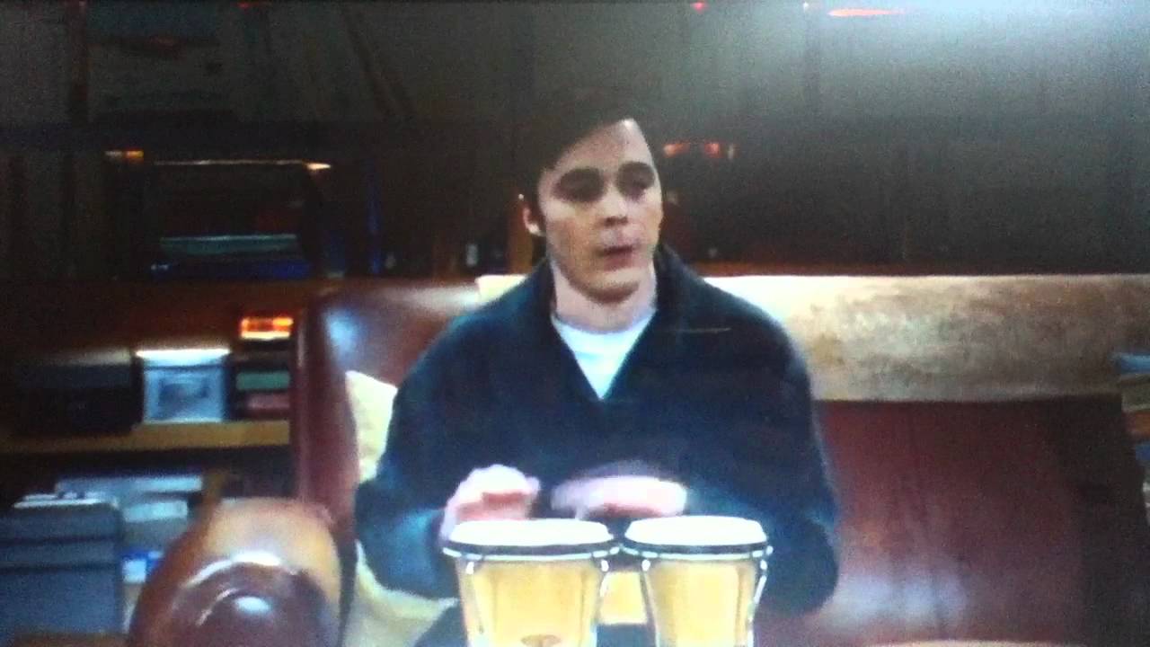 Big Bang Theory- Sheldon Plays The Bongos - YouTube
