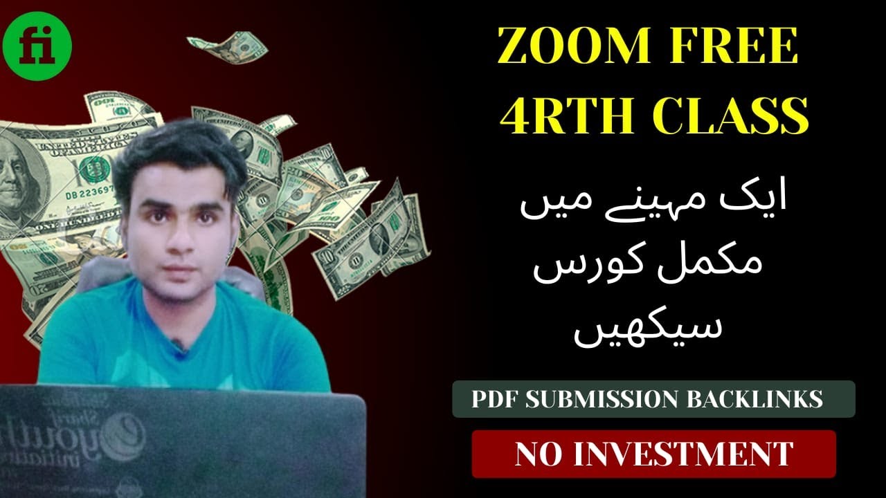 Zoom Free 4rth Class Complete Course Backlinks Link building Umar Malik - YouTube