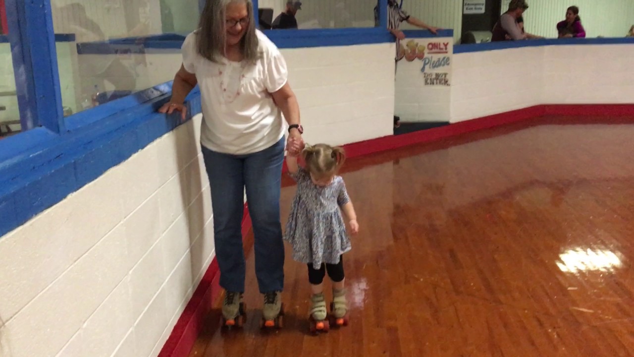 Molly Roller Skating With Gumma - YouTube