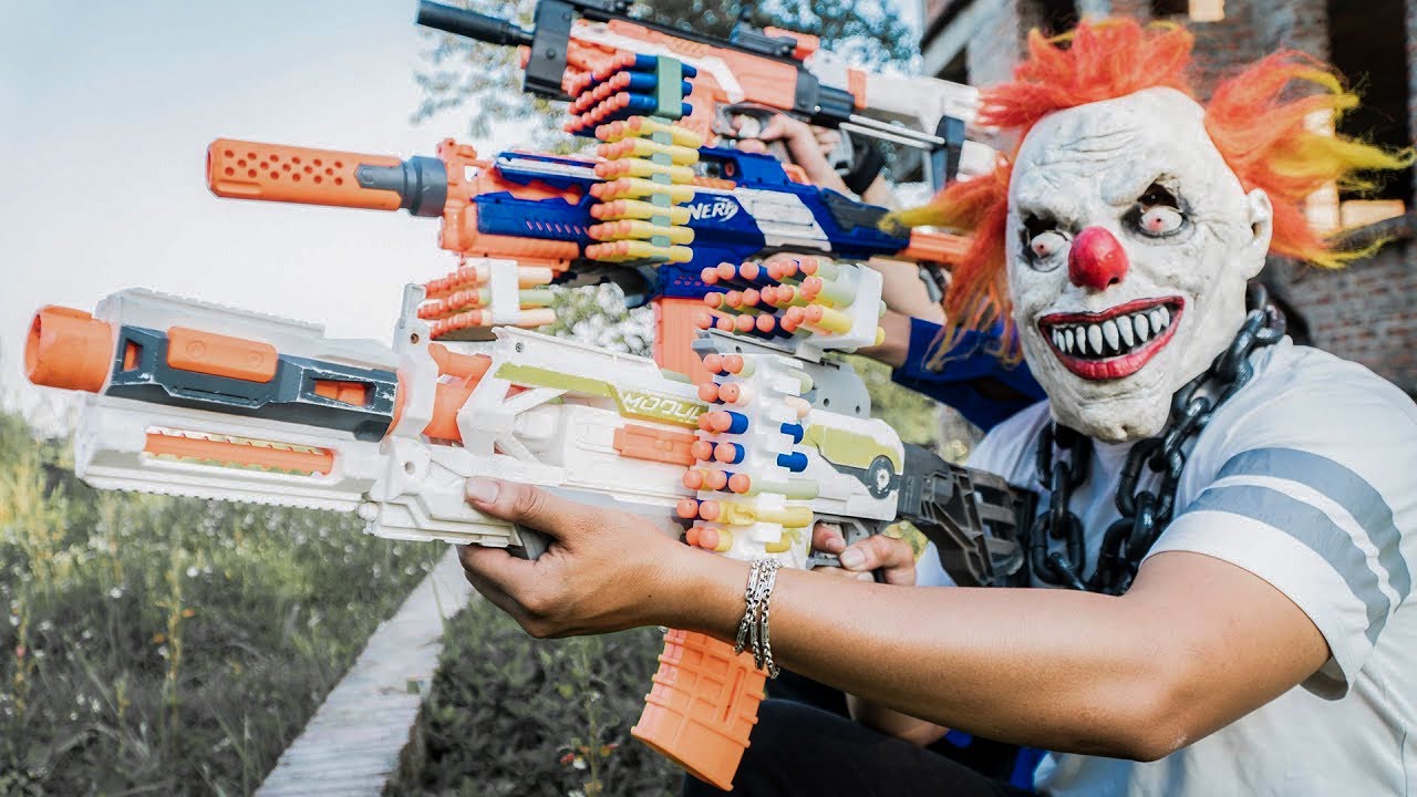 LTT Films Nerf : Sliver Flash SEAL X Use Nerf Guns To Fight The Gang ...